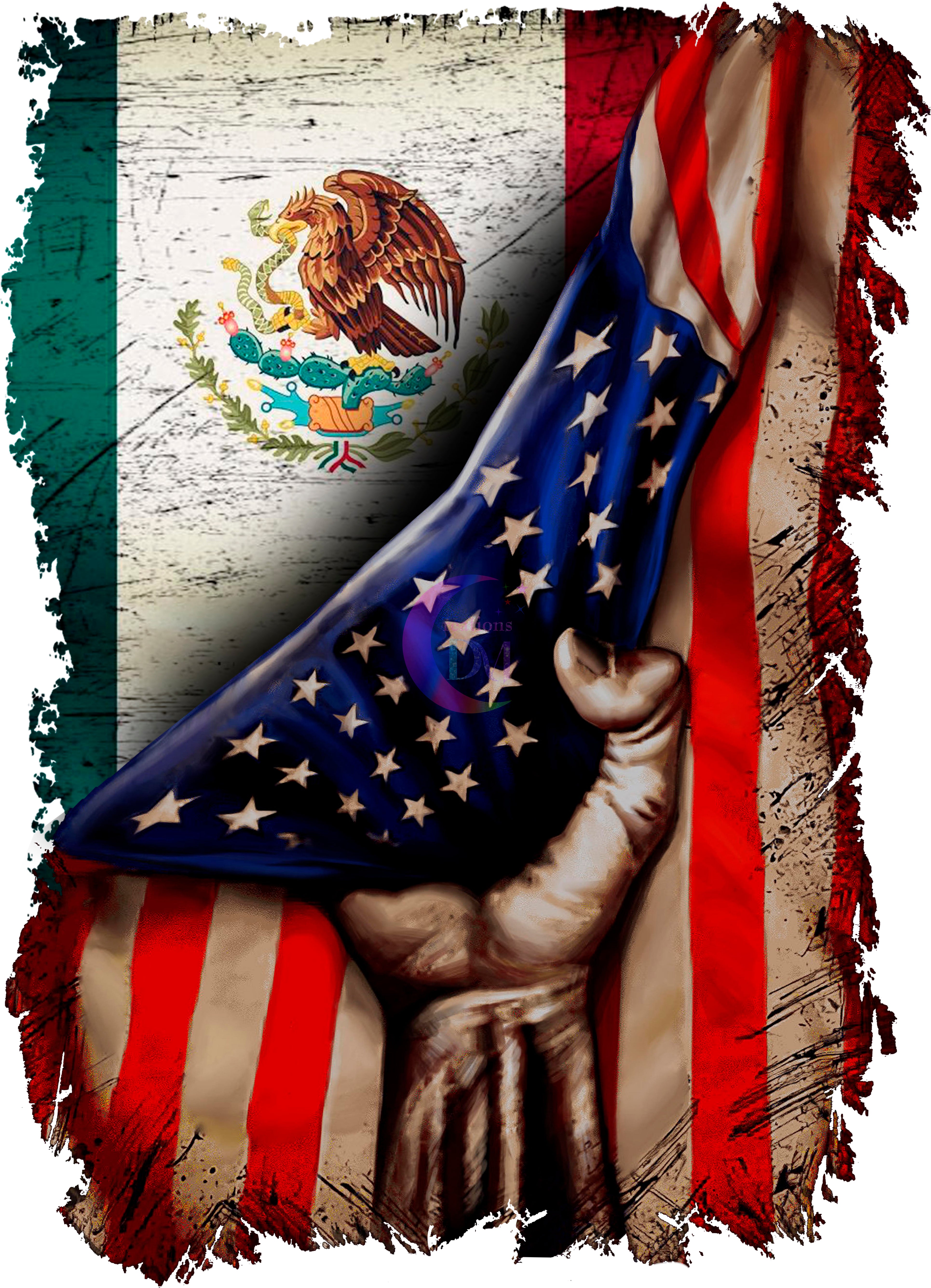 Independence Day -Mexico Mexican roots hand – dm printed creations