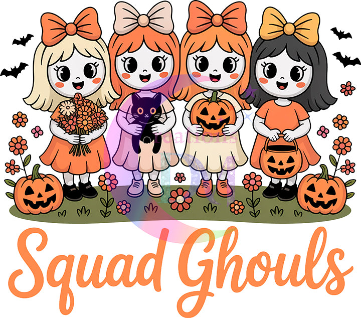 Fall DTF - squad ghouls – dm printed creations